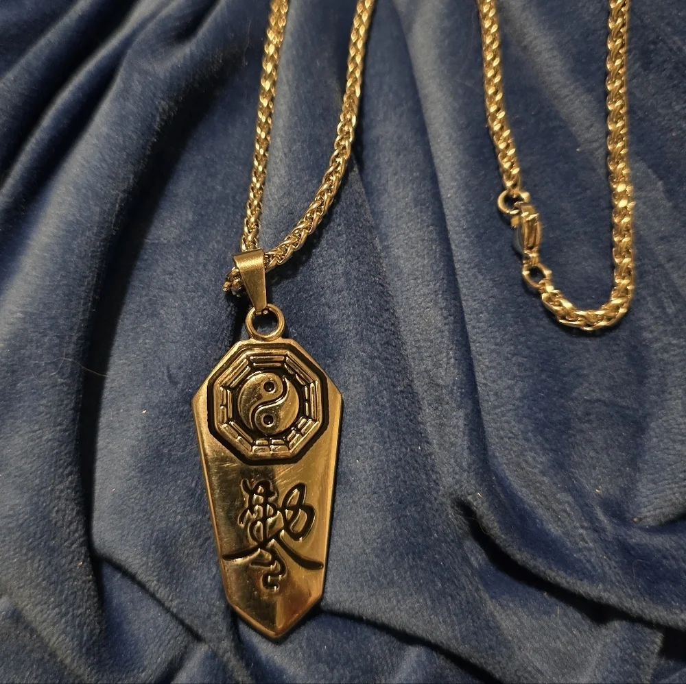 Jewelry | Bagua Pendant Stainless Steel Necklace | Poshmark